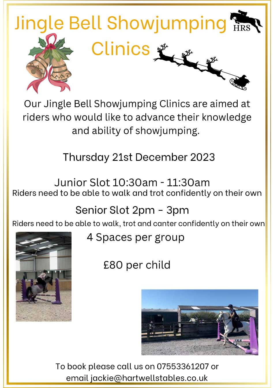 Upcoming Activites | Hartwell Riding Stables @ Foxglove Farm, Aylesbury