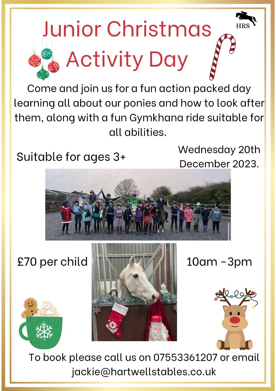 Upcoming Activites | Hartwell Riding Stables @ Foxglove Farm, Aylesbury