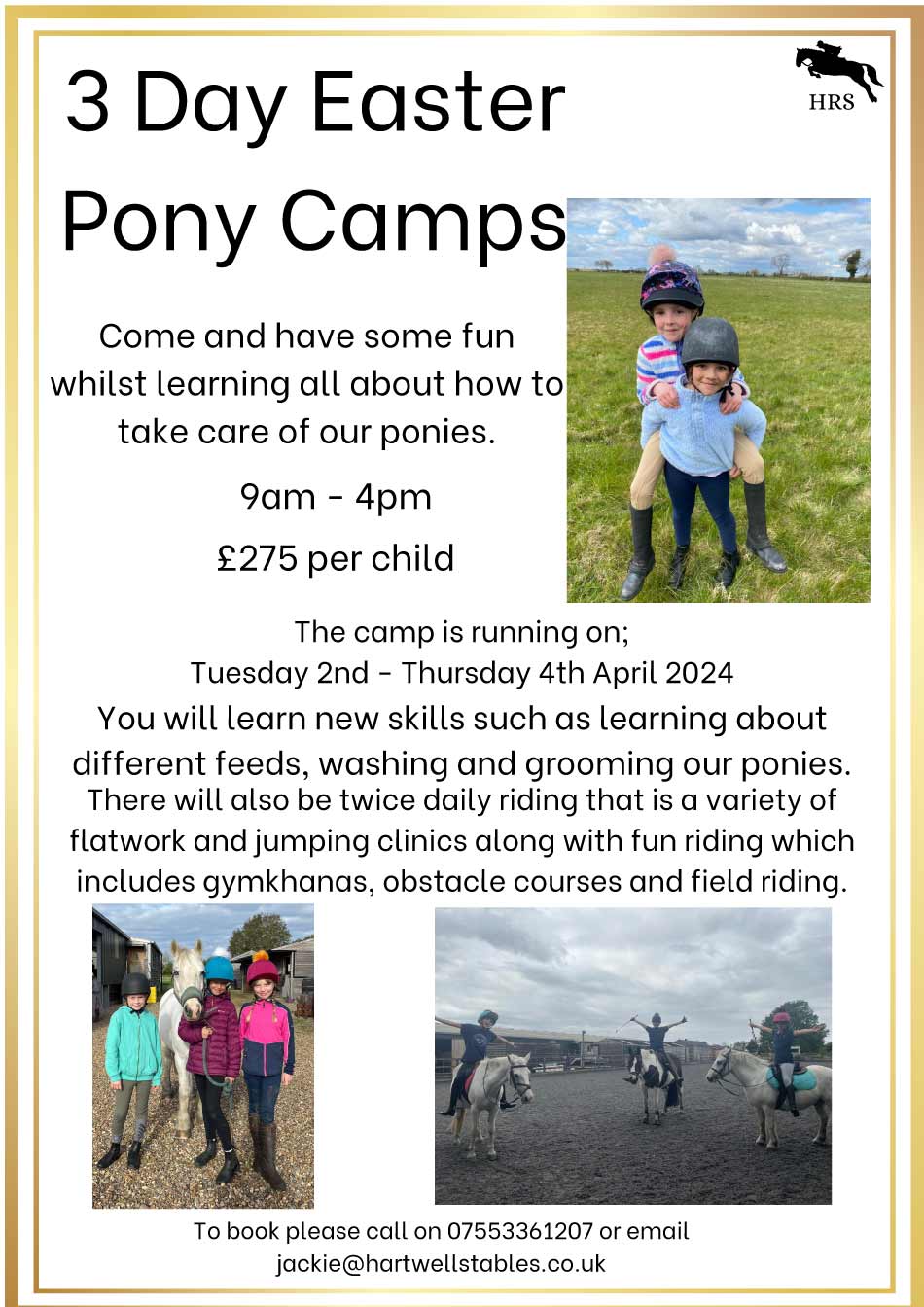 Upcoming Activites | Hartwell Riding Stables @ Foxglove Farm, Aylesbury