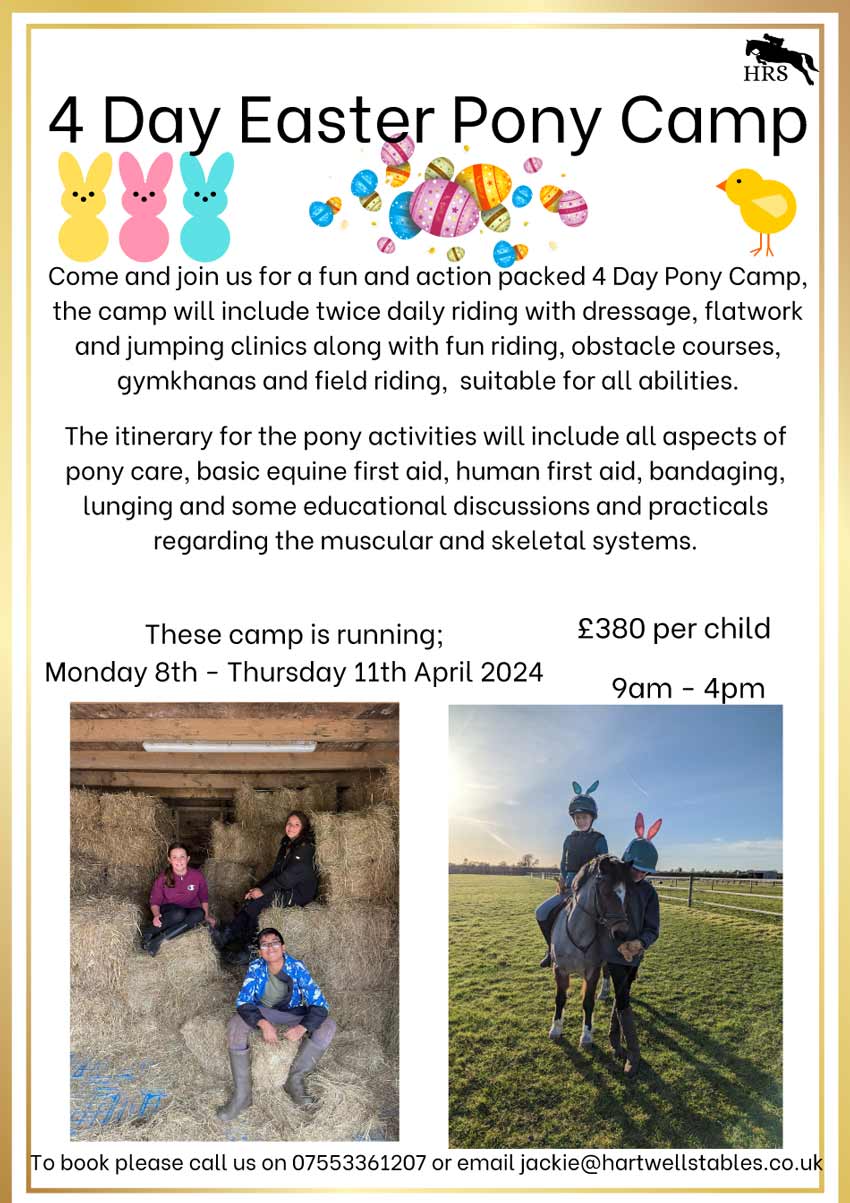 Upcoming Activites | Hartwell Riding Stables @ Foxglove Farm, Aylesbury